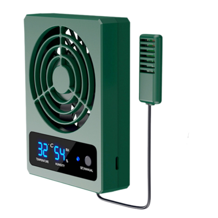 Dehumidifier Ventilation Fan for Reptile Terrarium, with Humidity ...