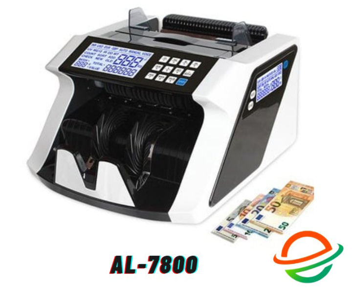 Money Counting & Fake Note Detector Machine ML 7800 with 3 displays ...