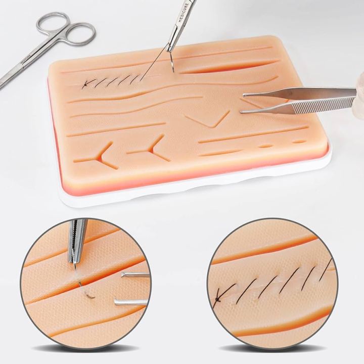 Reusable Surgical Medical Practice Traumatic Simulation Wounds Training ...