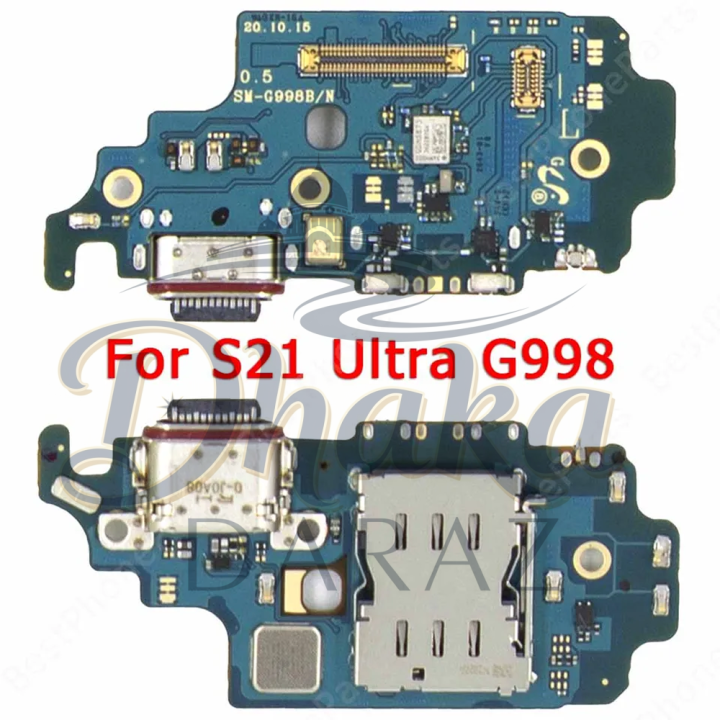 Charging Logic Board For Samsung Galaxy S21 G998 Charging Port USB Plug ...