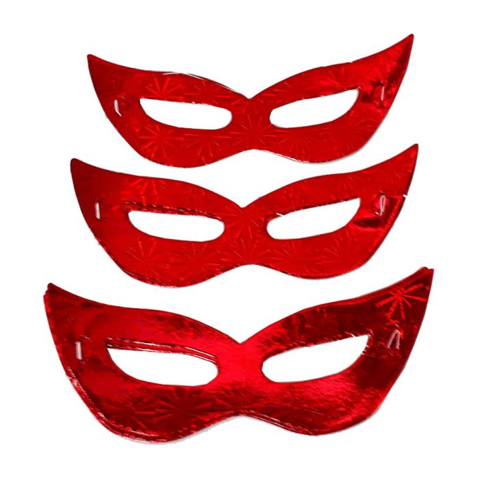 Eye Mask 10 Pcs Set- Red Color Free Size | Daraz.com.bd