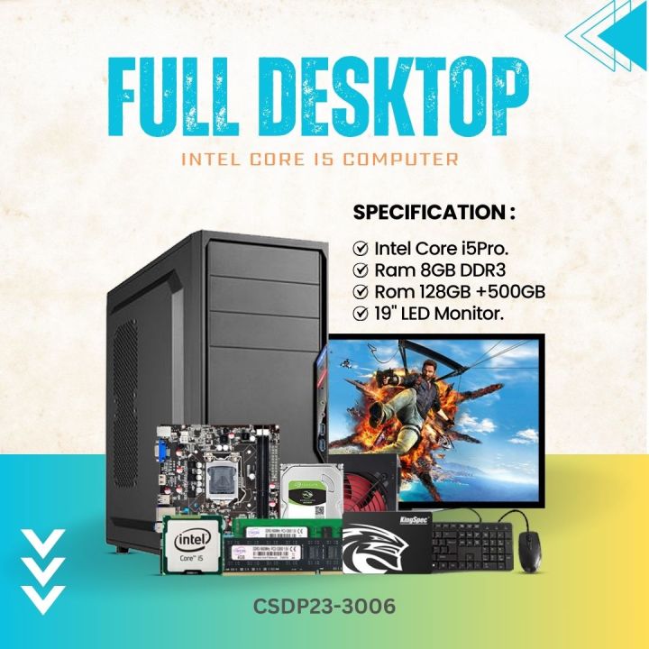 Desktop Computer 3rd Generation Intel Core i3 (RAM 8GB/SSD 128GB/HDD ...
