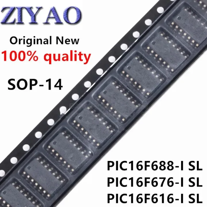 (10piece)100% New PIC16F688-I/SL PIC16F676-I/SL PIC16F616-I/SL ...