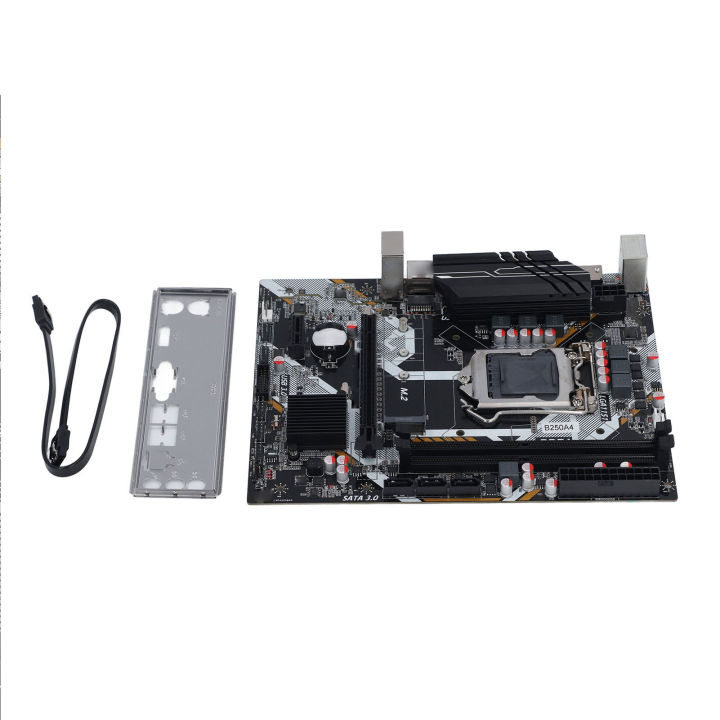 B250 Motherboard for LGA 1151 PCI E X16 Gen 3.0 DDR4 VGA M.2 ATX Gaming ...
