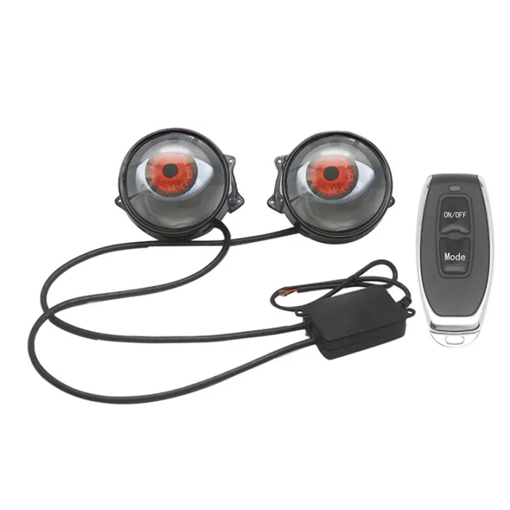 Devil Eye LED Headlight Kit Car Dynamic Lights 12v with Remote Control ...