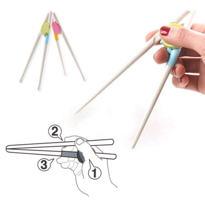 1 Pair Chopsticks for Sushi Baby Kids Cartoon Food Sticks Easy Use Fun ...