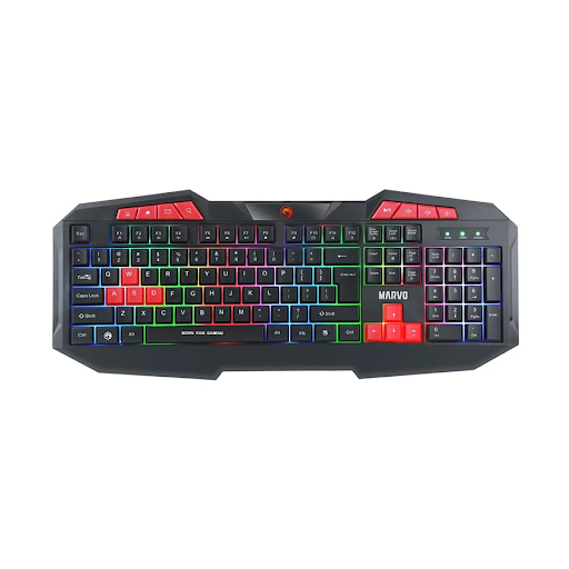 Marvo Scorpion K602 Rainbow LED Wired Black Gaming Keyboard | Daraz.com.bd