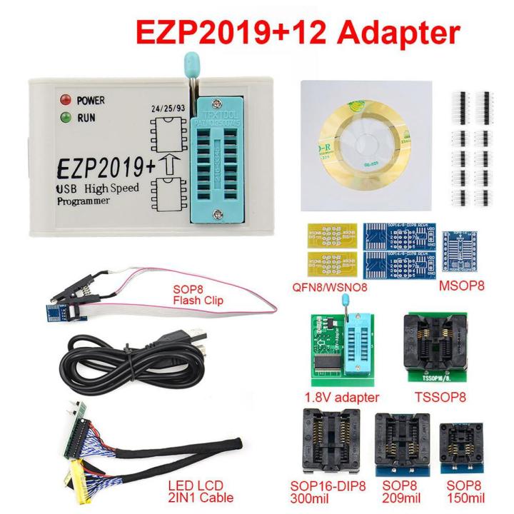 【happy one】UPMELY EZP2019 USB SPI Programmer 24 25 93 EEPROM Flash BIOS ...