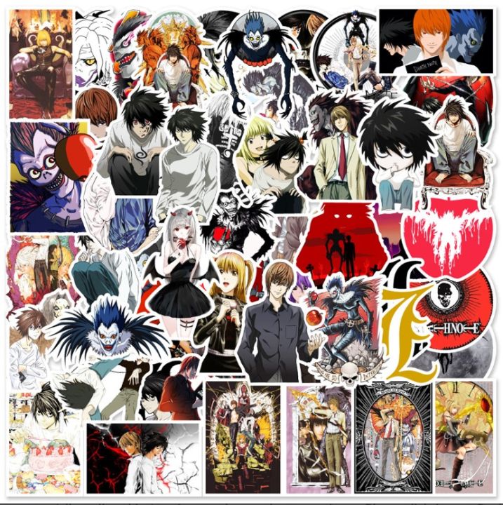 25Pcs/Pack Death Note PVC Waterproof Stickers For Phone Suitcase ...