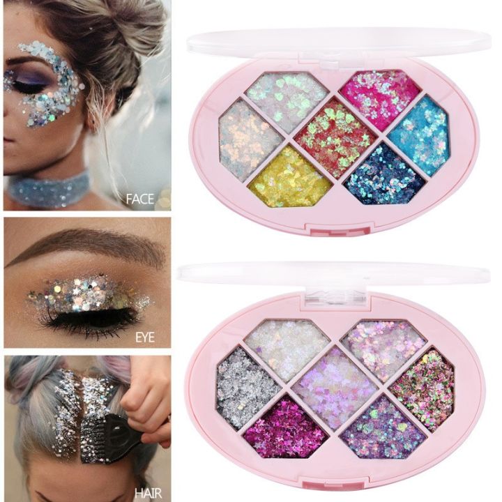 Face Jewels Eyeshadow Shimmer Pigment Body Face Eye Glitter Sequin Gel ...