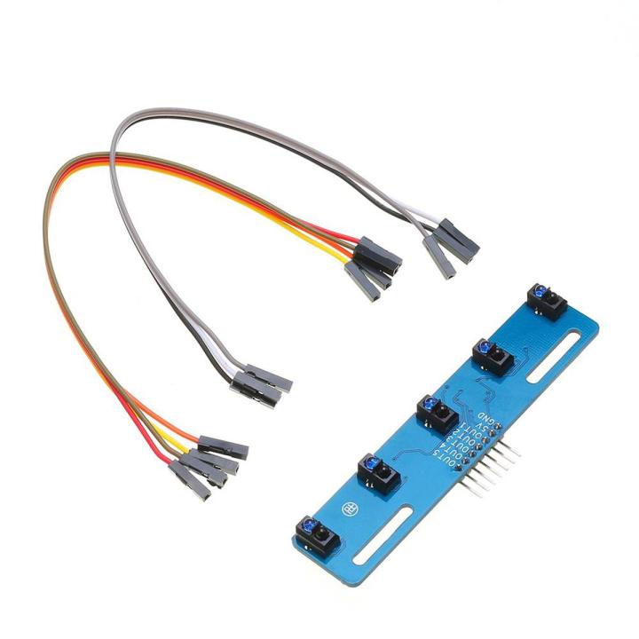5 Channel Infrared Reflective PIR Sensor Module TCRT5000 5 Way/Road IR ...