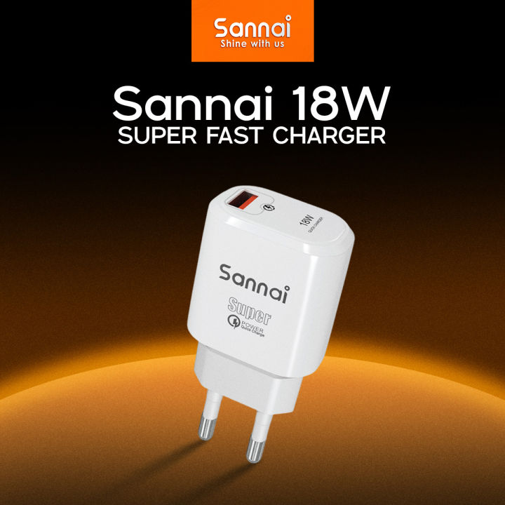 Sannai 18W Super Fast Charger | Daraz.com.bd