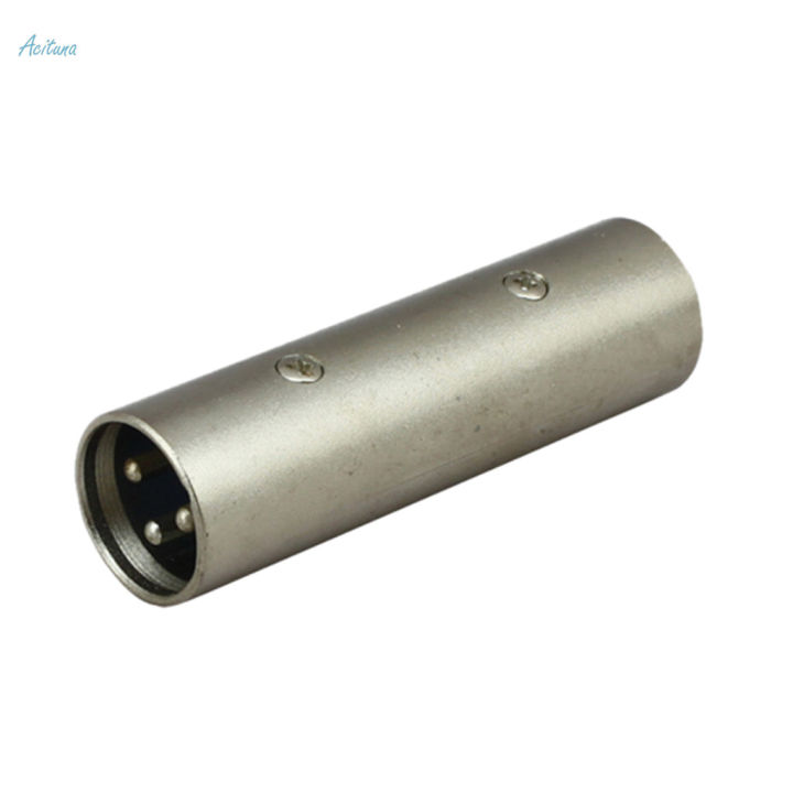 Cable XLR Male/XLR Male Metal, XLR Gender Changer Microphone Mic DJ ...
