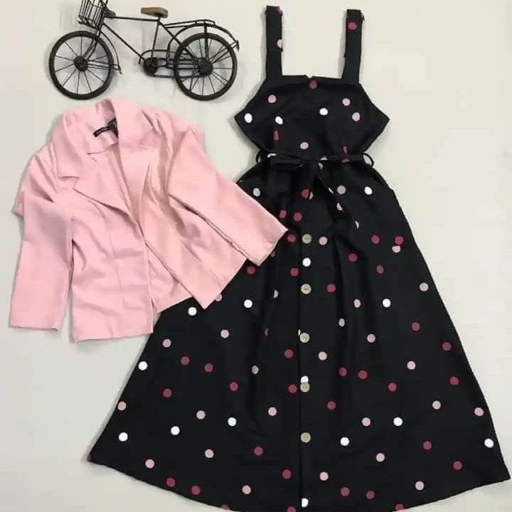 Export Denim quality Blazer Gown Dress | Daraz.com.bd