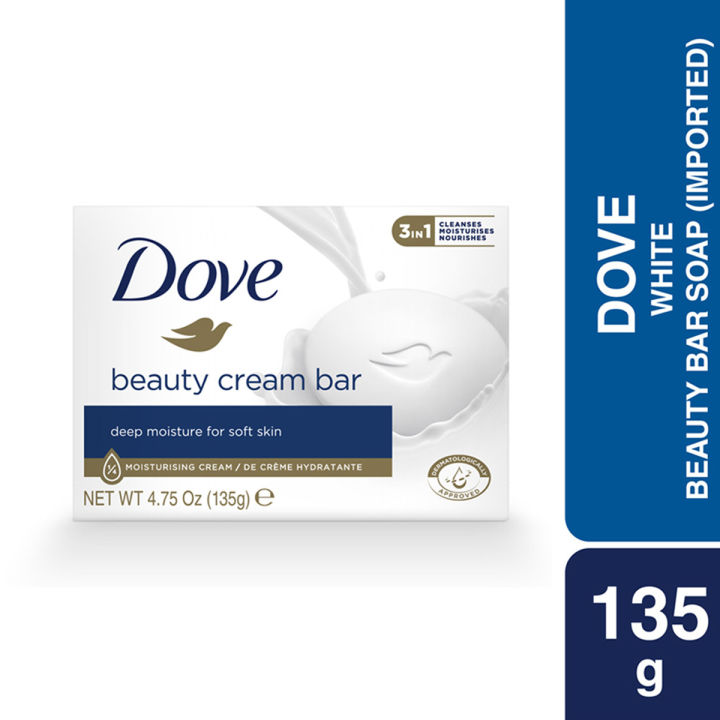 Dove Beauty Bar Soap White 135g Made In Germany Bd