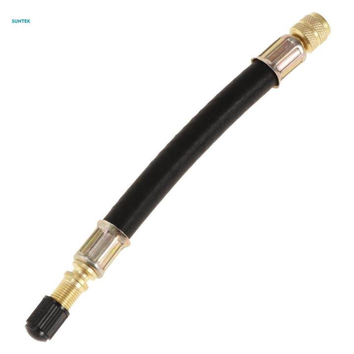 6x 5.51inch Flexible Braided Stainless Steel Tyre Valve Stem Extension ...
