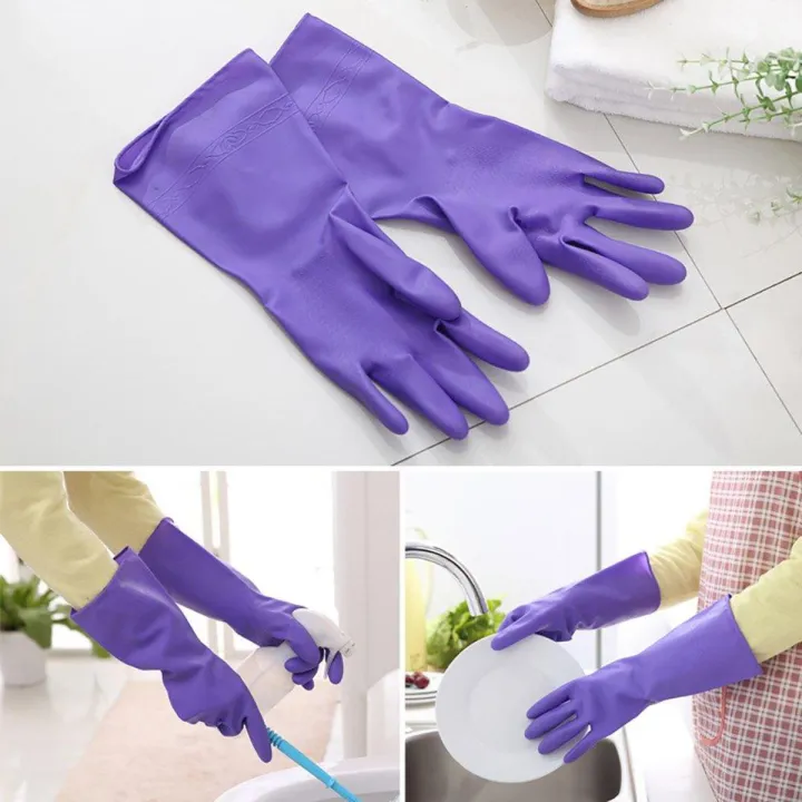Kitchen Washing Hand Gloves Waterproof Gloves for Cleaning Dusting ...