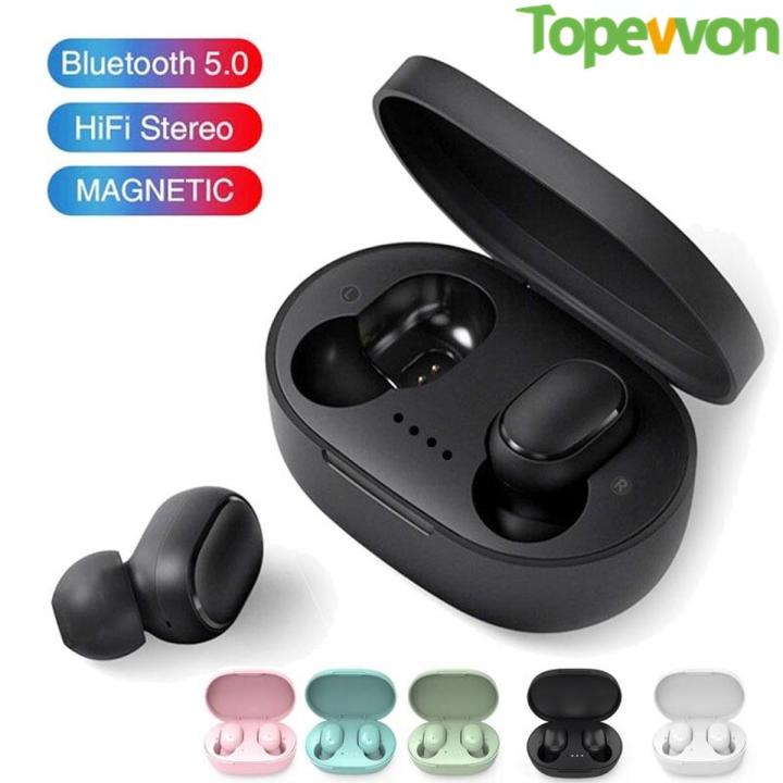 A6S Pro TWS Wireless Bluetooth Earphone Noise Cancelling Headset Earbuds IPX4 Waterproof ...