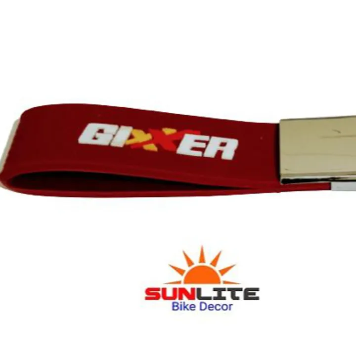 Gixxer Key ring for biker. Rubber keyring Gixxer Motorcycle - matte red ...