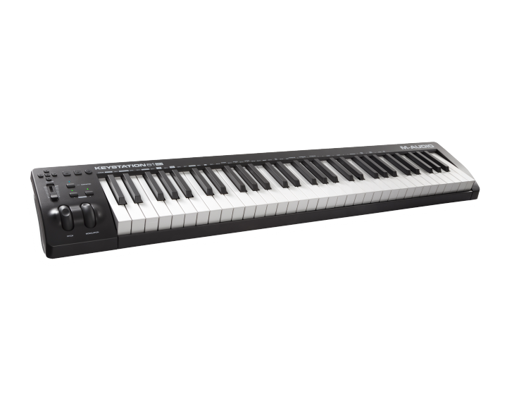 M Audio Keystation 61 Mk3 Compact Semi Weighted 61 Key Usb Powered Midi Keyboard Controller