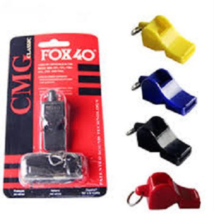 Fox 40 Classic Plastic Sports Referee Whistle - Black | Daraz.com.bd