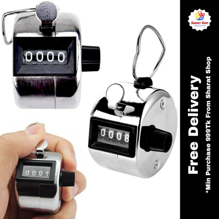 Tasbih Hand Tally Counter Tosbi Metal Tasbeeh With Finger Ring - Silver ...