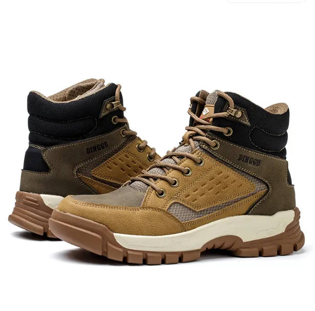 Dinggu safety shoe/ Steel toe and steel mid sole safety shoe/ Light ...