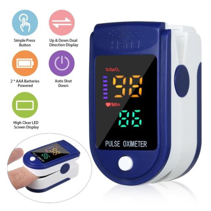 Premium Finger Tip Pulse Oximeter Blood Oxygen Saturation Spo2 PR ...