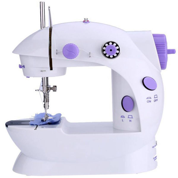Mini Sewing Machine - Dual Speed Portable Mini Electric Pedal Double ...