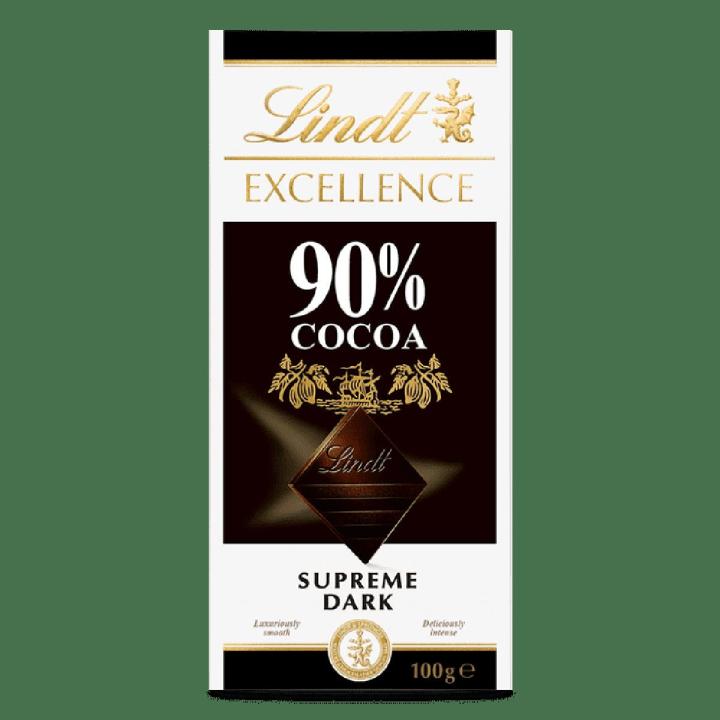 Lindt Excellence 90% Cocoa Dark Chocolate - 100g | Daraz.com.bd