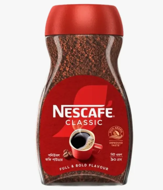 Nestle Nescafe Classic Instant Coffee Jar 90g | Daraz.com.bd