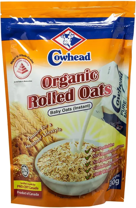 Cowhead Organic Rolled Oats Baby-500g | Daraz.com.bd