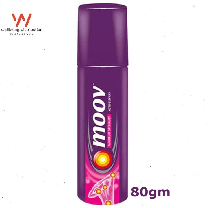 MOOV Pain Relief Specialist Active Spray 80G (Made in India) | Daraz.com.bd