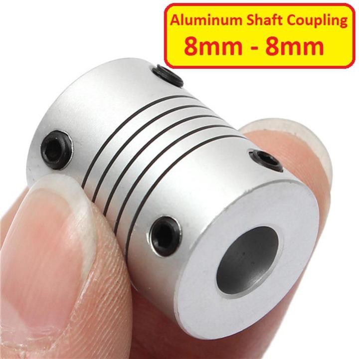 8mm-8mm FLEXIBLE Aluminum Flexible 8mm To 8mm Shaft Coupling Clamp ...