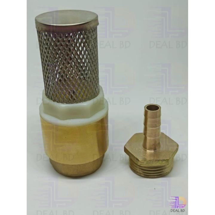 Foot Valve With Filter 3/4 Inch Female Check Bulb For 3/4 Inch Pipe ...