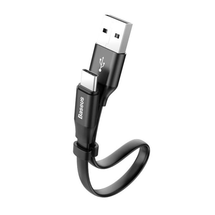Type C Portable Cable for Charger and Data Transfer - Black | Daraz.com.bd
