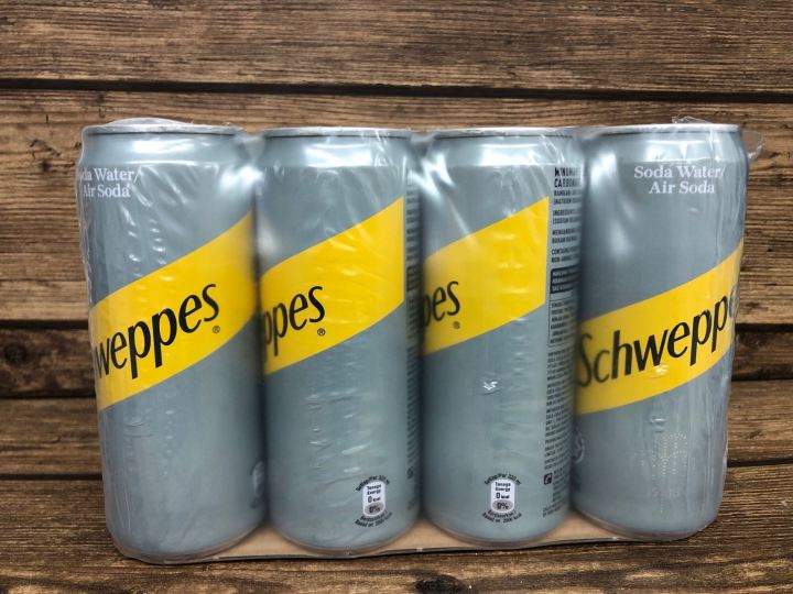 Schweppes Soda Water Can 12 x 320ml | Daraz.com.bd