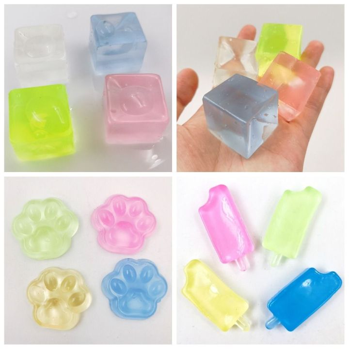 Cute Ice Cube Ice Cube Balls Toy Mini Cat Paw Ice Block Squeeze Toy ...