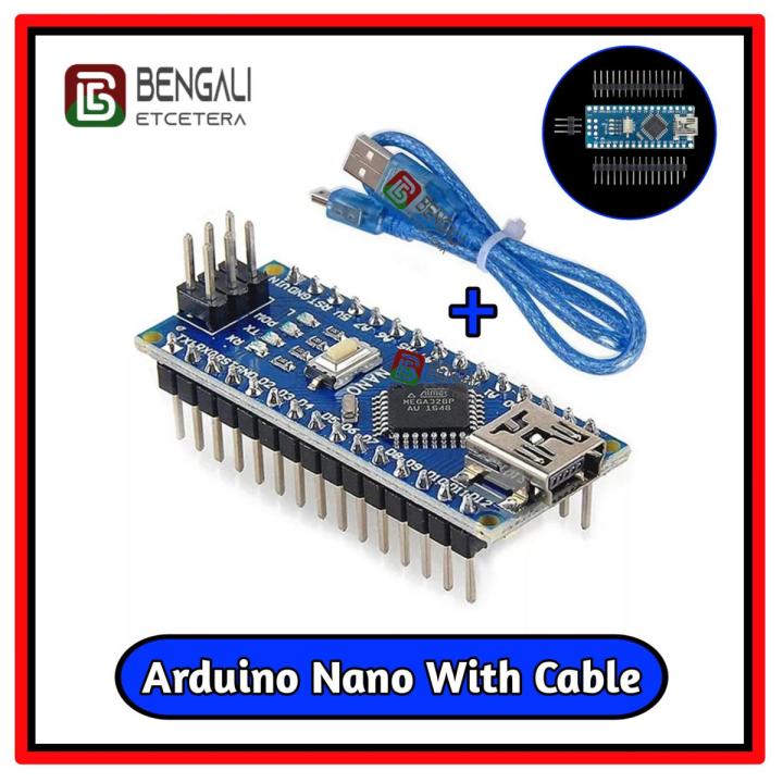 Arduino Nano R3 Atmega328p With Usb Cable Arduino Compatible Bd