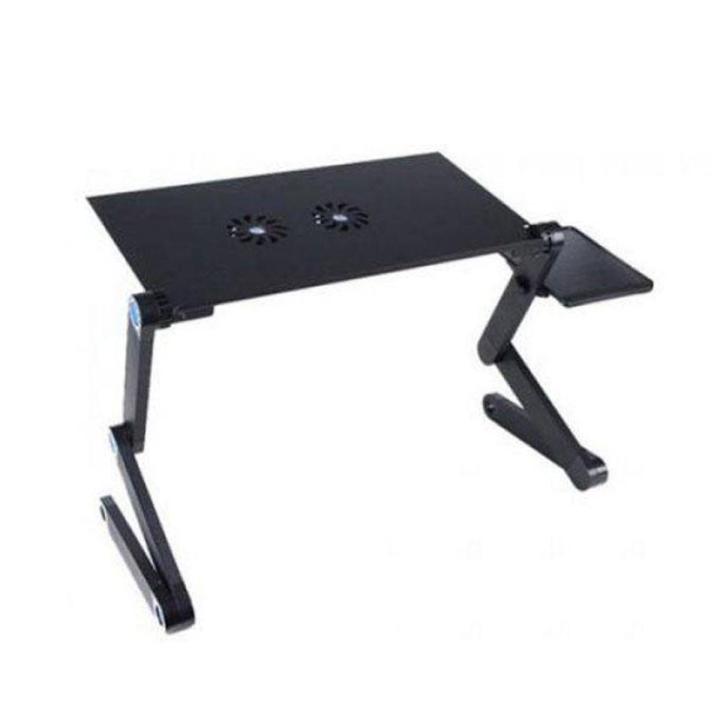 Aluminium Laptop Table - Black | Daraz.com.bd