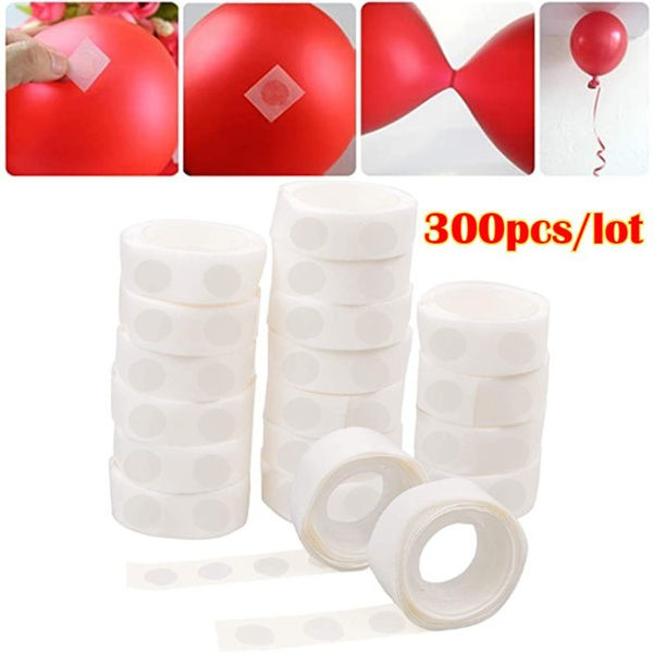 【3C VictoryEagle】Balloon Glue Point 300 Rolls) Balloon Tape Strip of ...