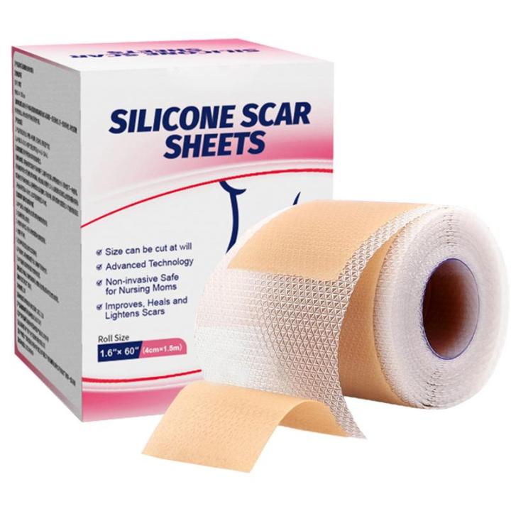1pcs 150cm Silicone Gel Scar Sheet Patch Treatment Removal Tape Acne ...