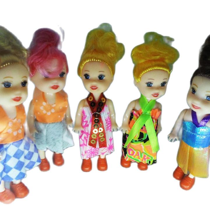 9 CM(5pcs)Mini doll 3.5 inch doll little princess Toy Dolls for babies ...