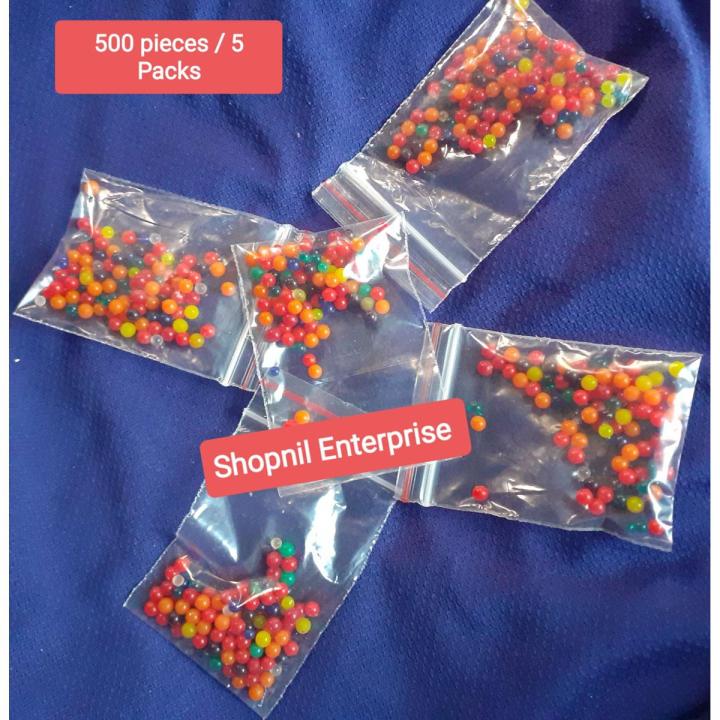 Magic Balls or Jelly Balls or Orbeez or Beads (500 Pieces in 5 Packs ...