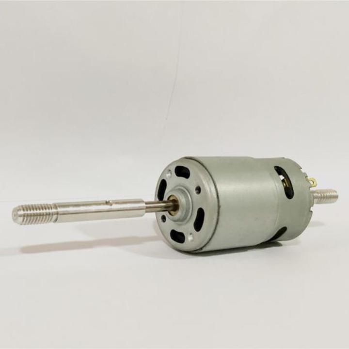 12V DC High Speed Long Shaft Heavy Duty High RPM Copper Magnetic Motor ...