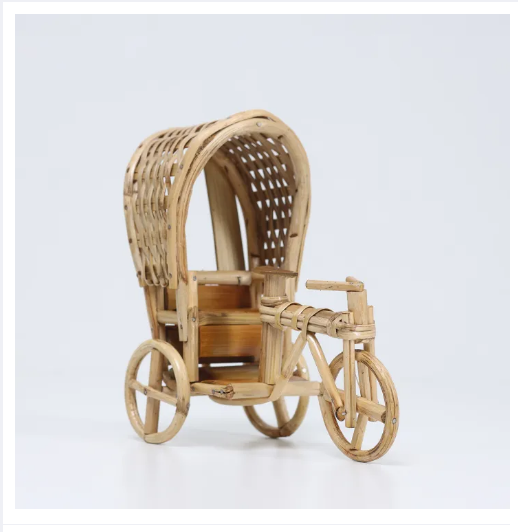 Cane Made Dhakaia Tradition Rickshaw Showpiece | Daraz.com.bd