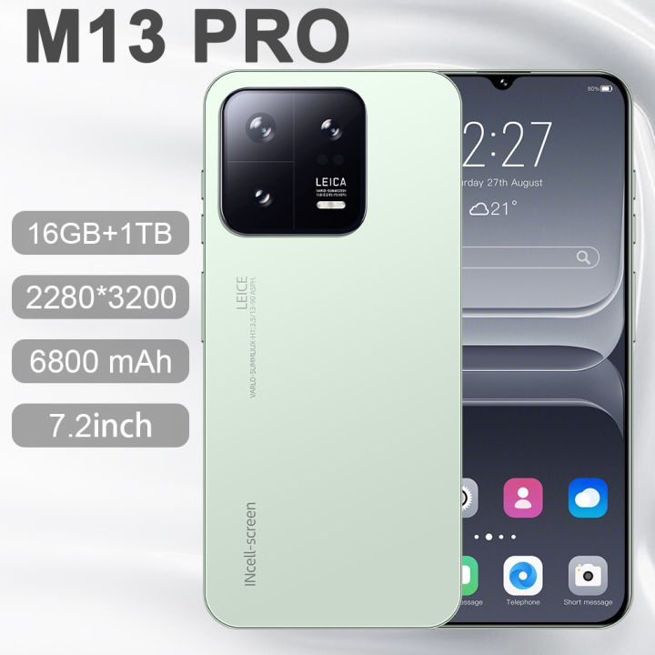 Cross-Border Mobile Phone M13 Pro Hot Sale 7.2 Inch Large Screen ...