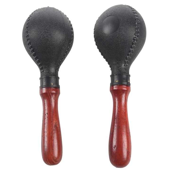 Pair Of Maracas Shakers Rattles Sand Hammer Percussion Instrument ...
