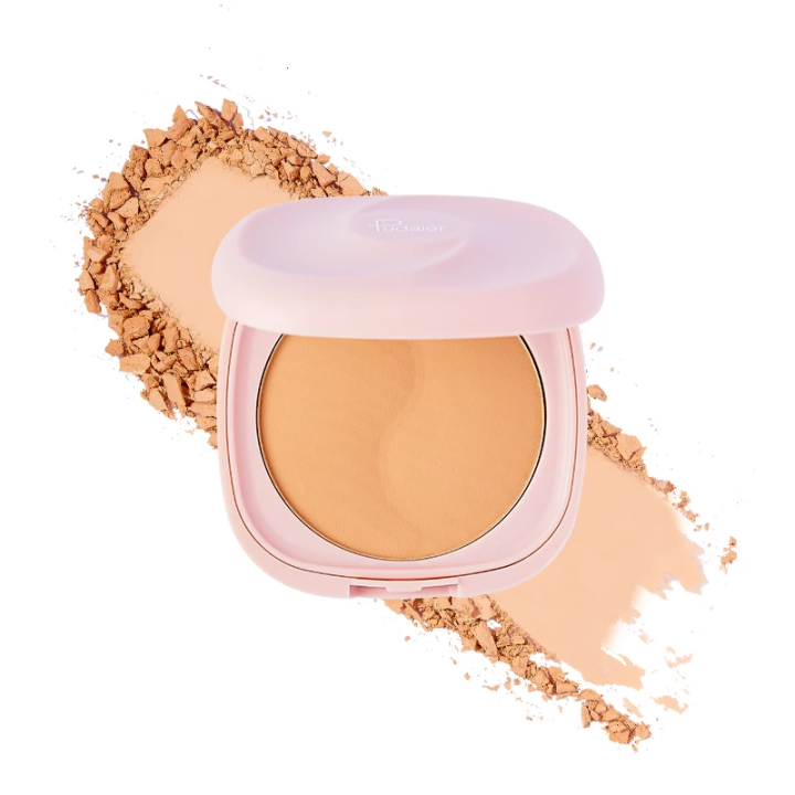 Pudaier Face Powder for Skin Pressed Oil Control Natural Foundation ...