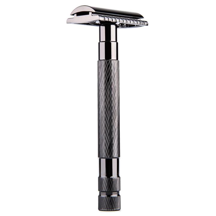 Safety Double Edge Razor for Men Barber Straight Razor Holder Men's ...